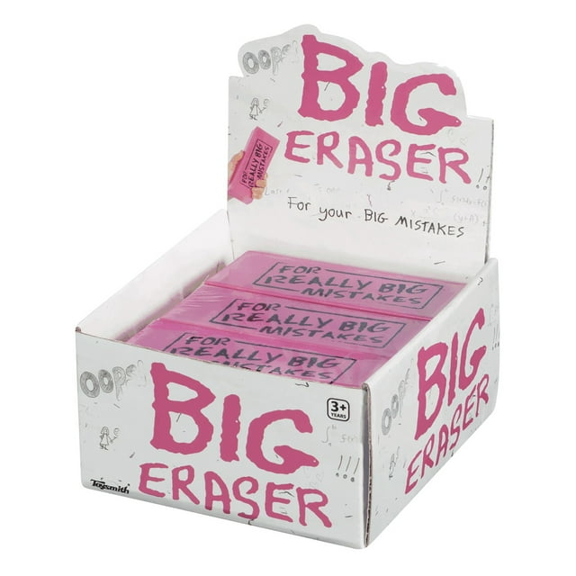 Toysmith Multi Colored Really Big Eraser Novelty - Walmart.com