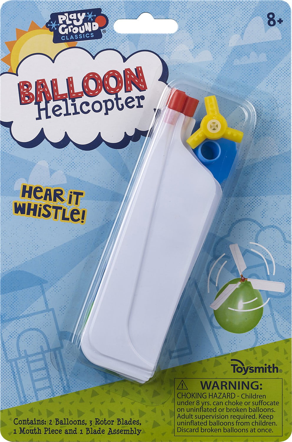 Toysmith 653 Neato Whistle Balloon Helicopter Assorted - Walmart.com