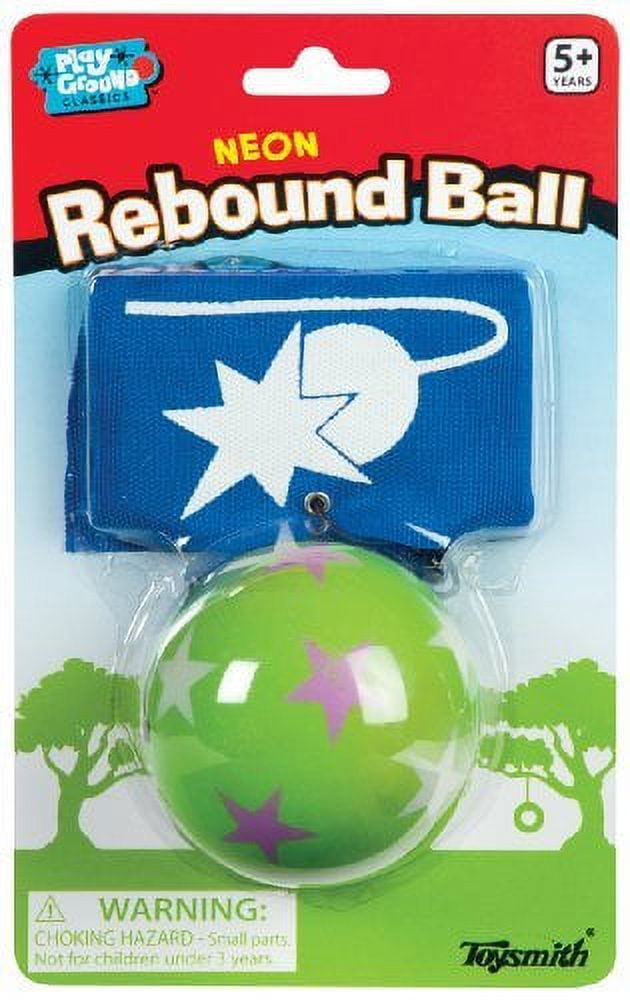 Toysmith Neon Rebound Ball - Sport Kids Indoor & Outdoor Toy - Walmart.com