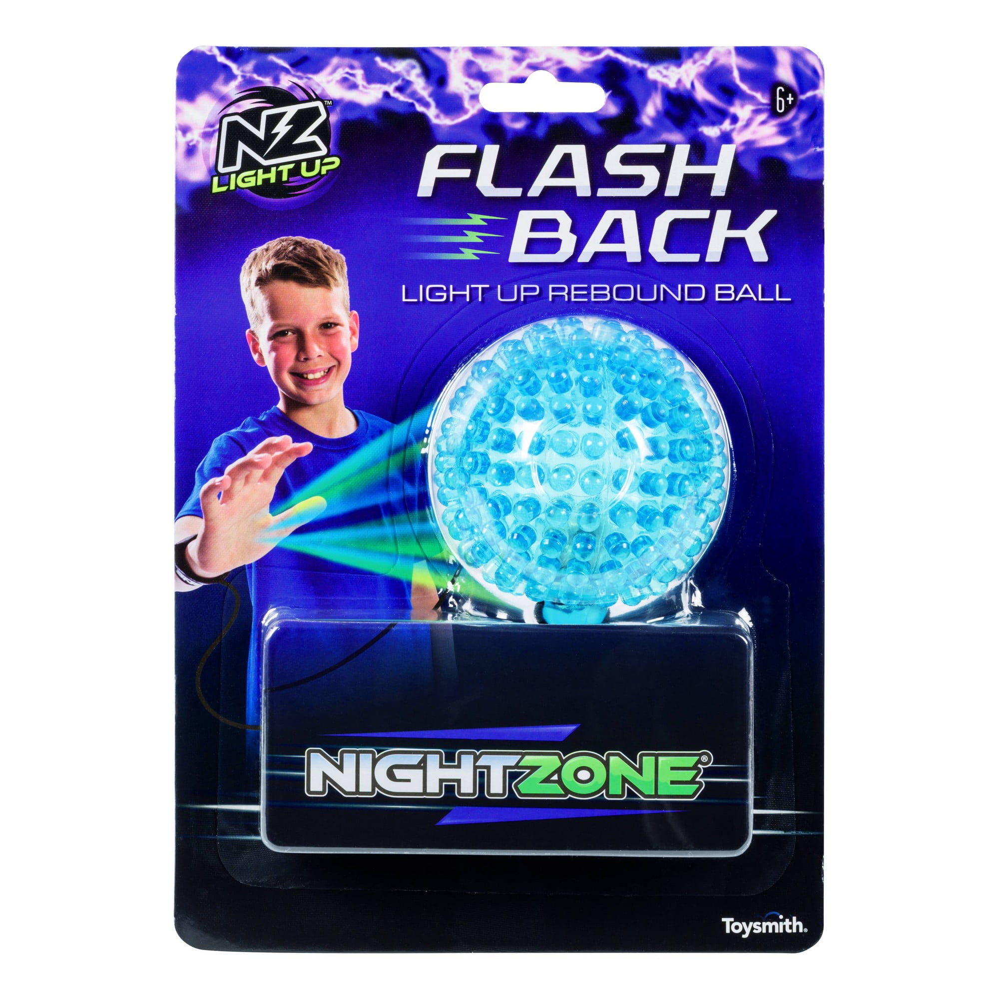 Toysmith Nightzone Flashback Rebound Light Toyball - Walmart.com