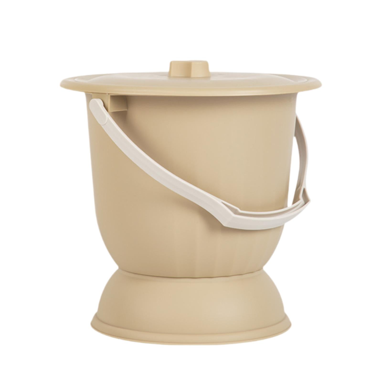 Stgfyxgs Potty Pot, Portable Bedpan, 4.5L Night Commode Bucket, Chamber ...