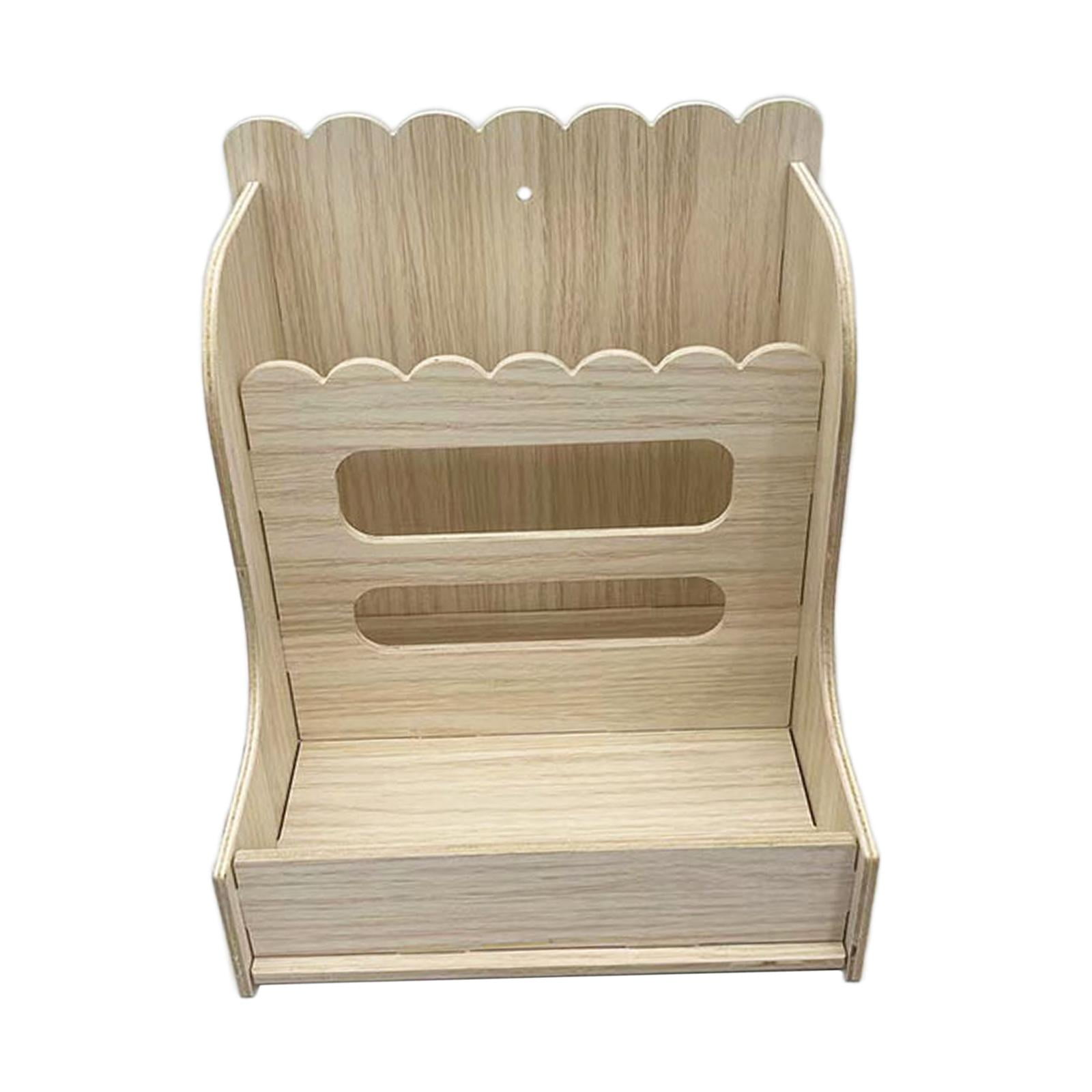 Stgfyxgs Rabbit Hay Feeder Wood Grass Holder Multipurpose Guinea Pigs ...