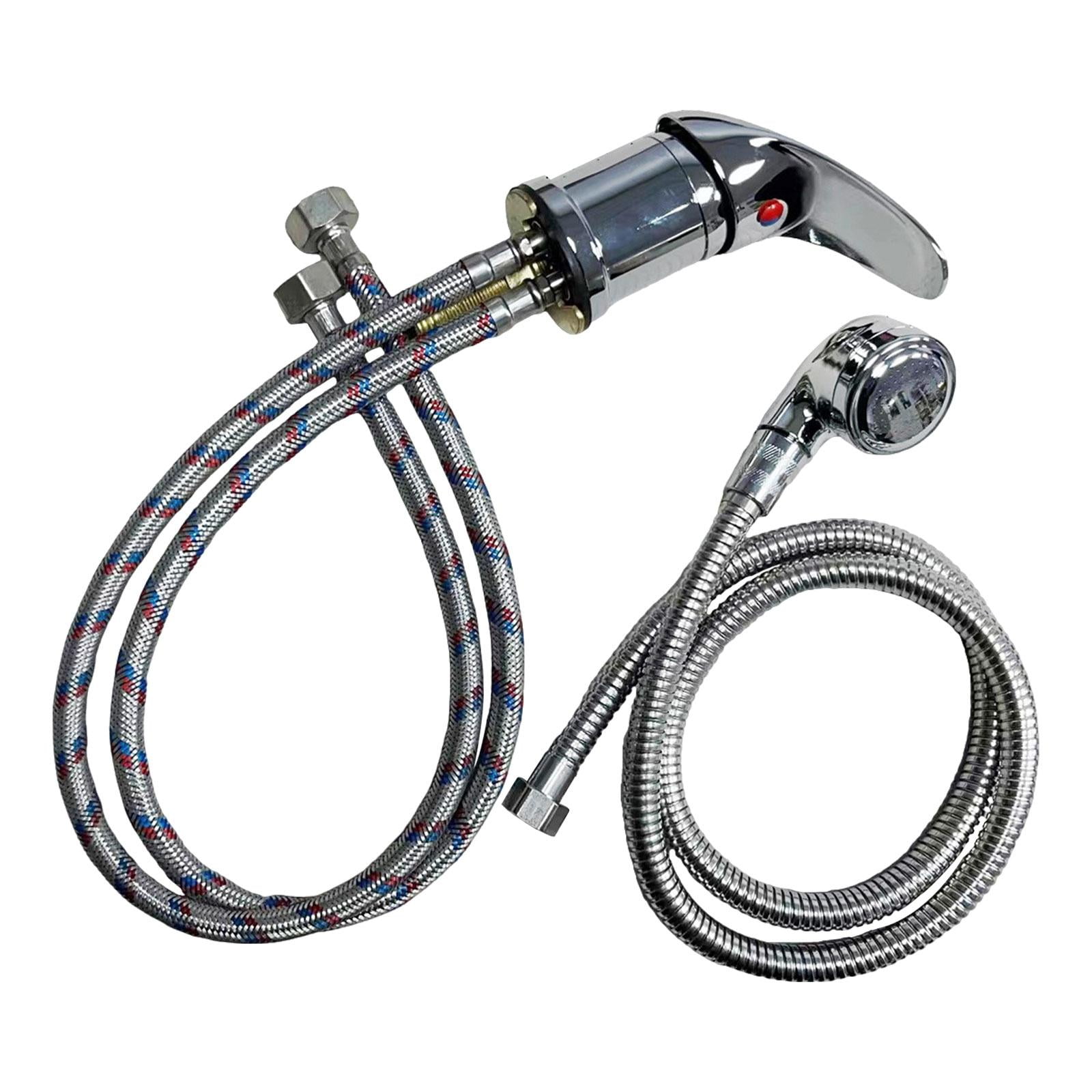 Stgfyxgs Shampoo Bowl Faucet Set Easy to Install with Hose and ...