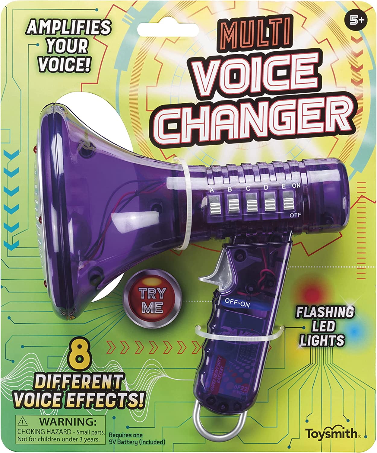 Toysmith Kids Toy: Tech Gear Multi Voice Changer, Sound Changing ...
