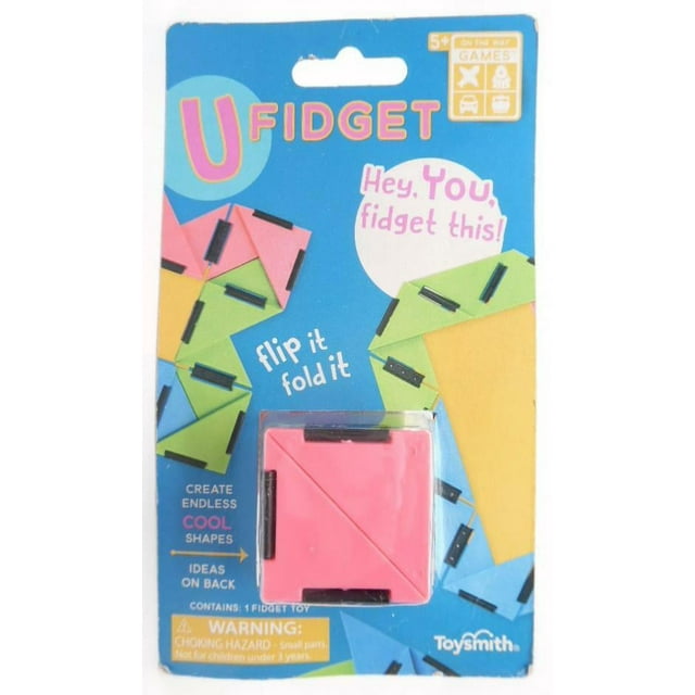 Toysmith U Fidget Toy Flip it Fold it, Create Endless Cool Shapes for ...