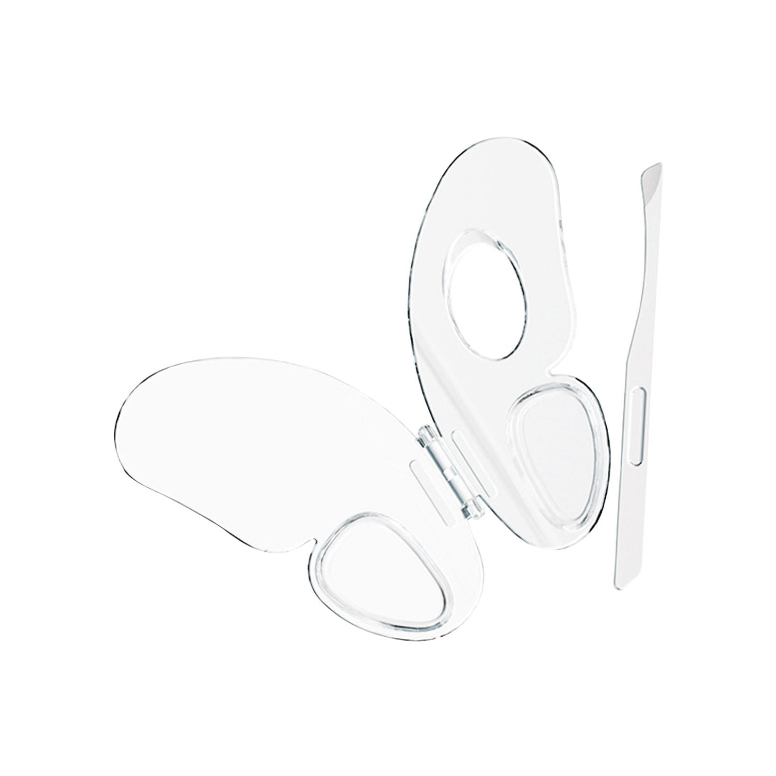 Stgfyxgs s Tray Foundation Mixing Tray Wipe to Clean Manicure Palette ...