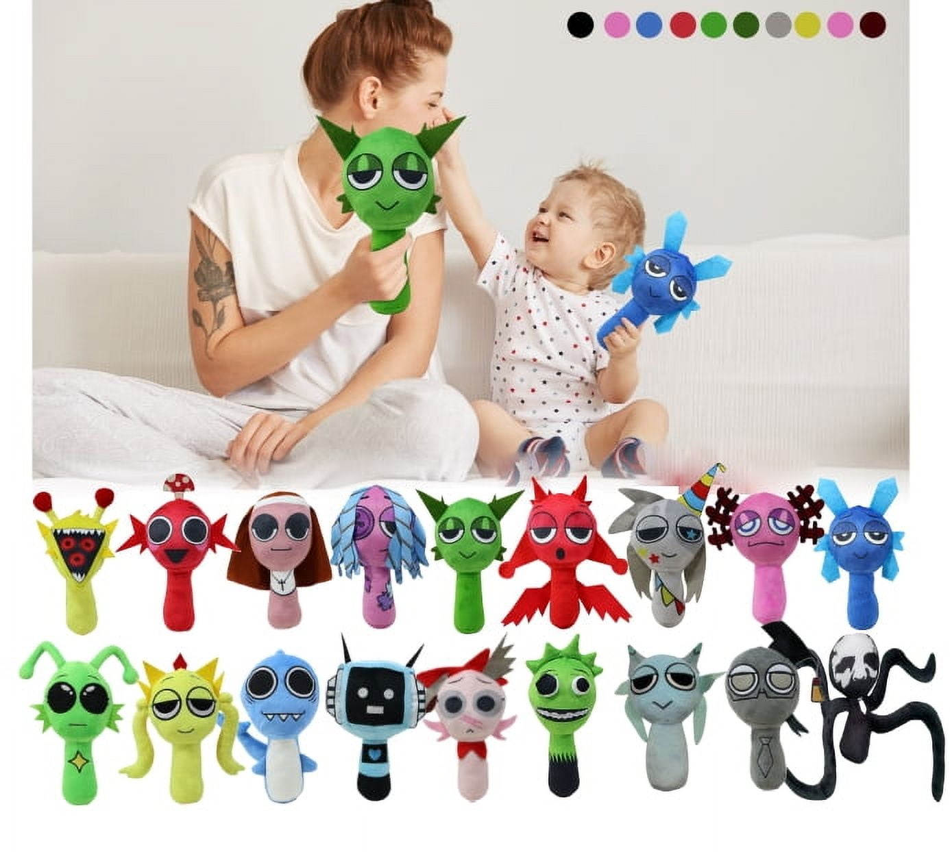 Toystdo Sprunki Plush Horror All Fo, Sprunki Toys and Plushies Sprunki ...