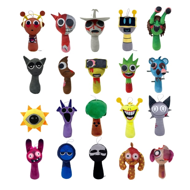 Toystdo Sprunki Plush Horror and Regular, Sprunki Toys and Plushies ...