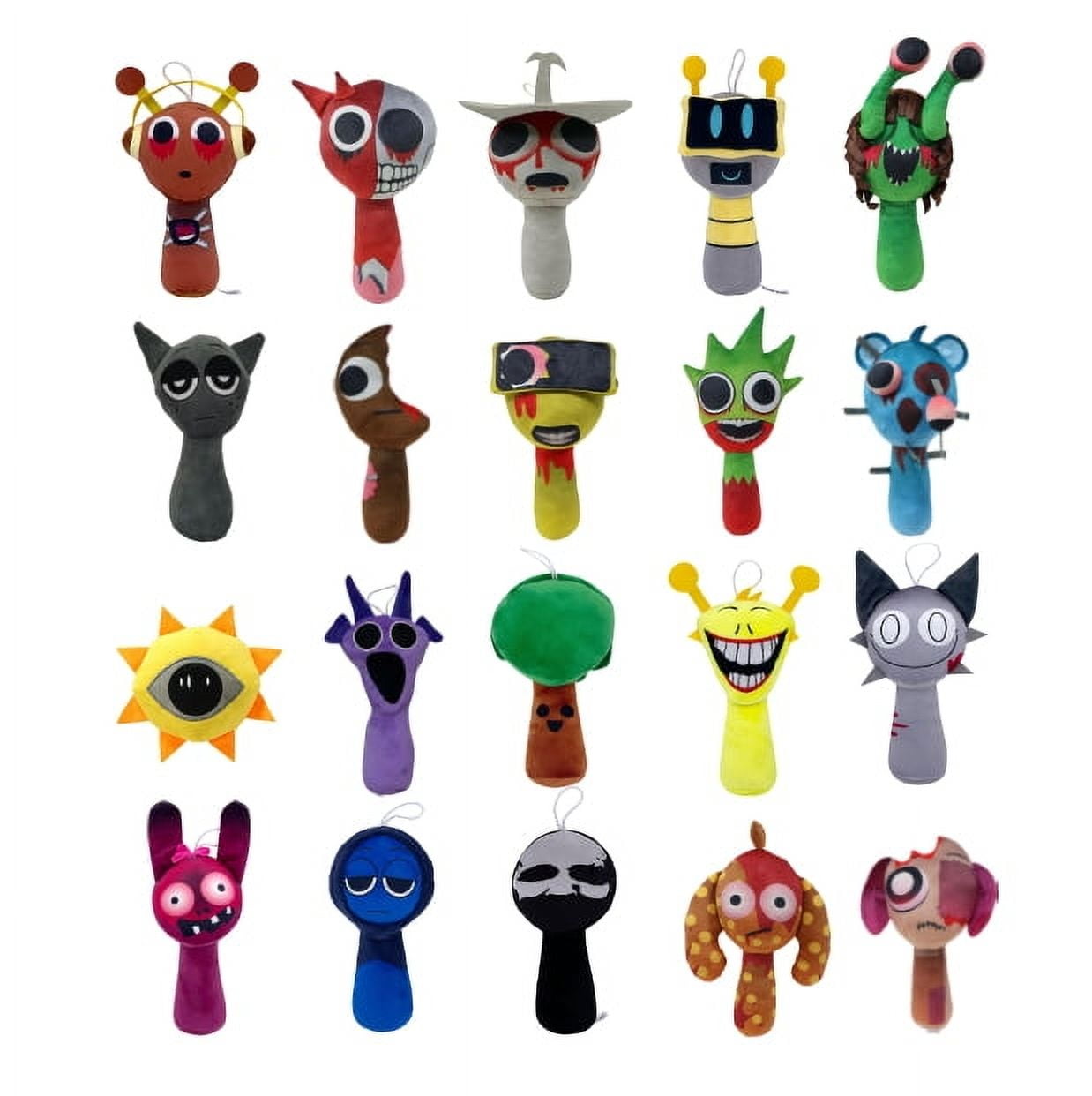 Toystdo Sprunki Plush Horror and Regular, Sprunki Toys and Plushies ...