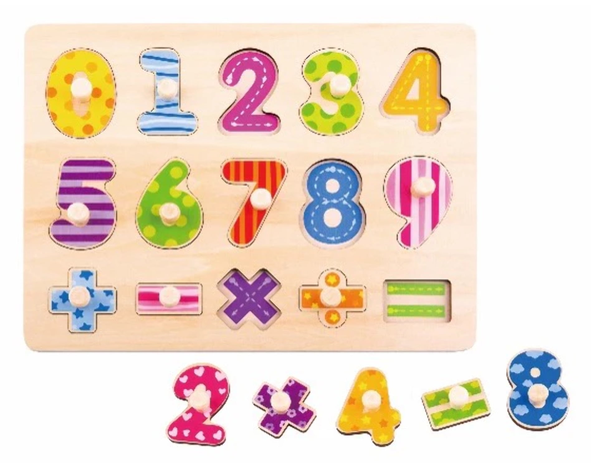 Toyster's Colorful Numbers Puzzle (Pack of 16) - Walmart.com