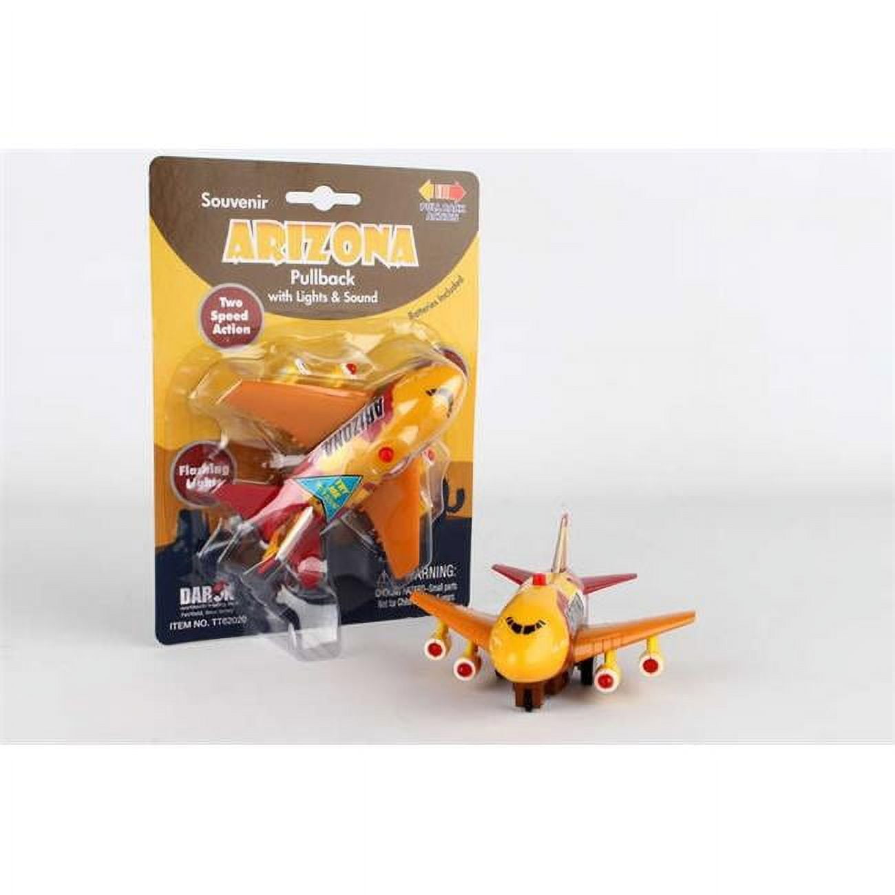 Toytech Arizona Pullback with Light & Sound Toy Airplane - Walmart.com