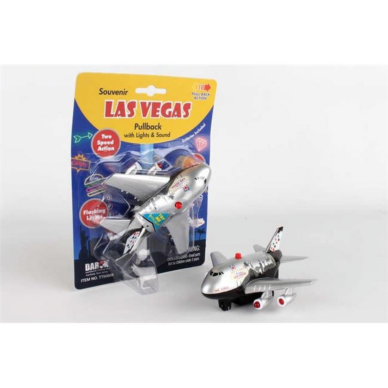 Toytech TT60808 Las Vegas Pullback with Light & Sound Air Plane Toy ...