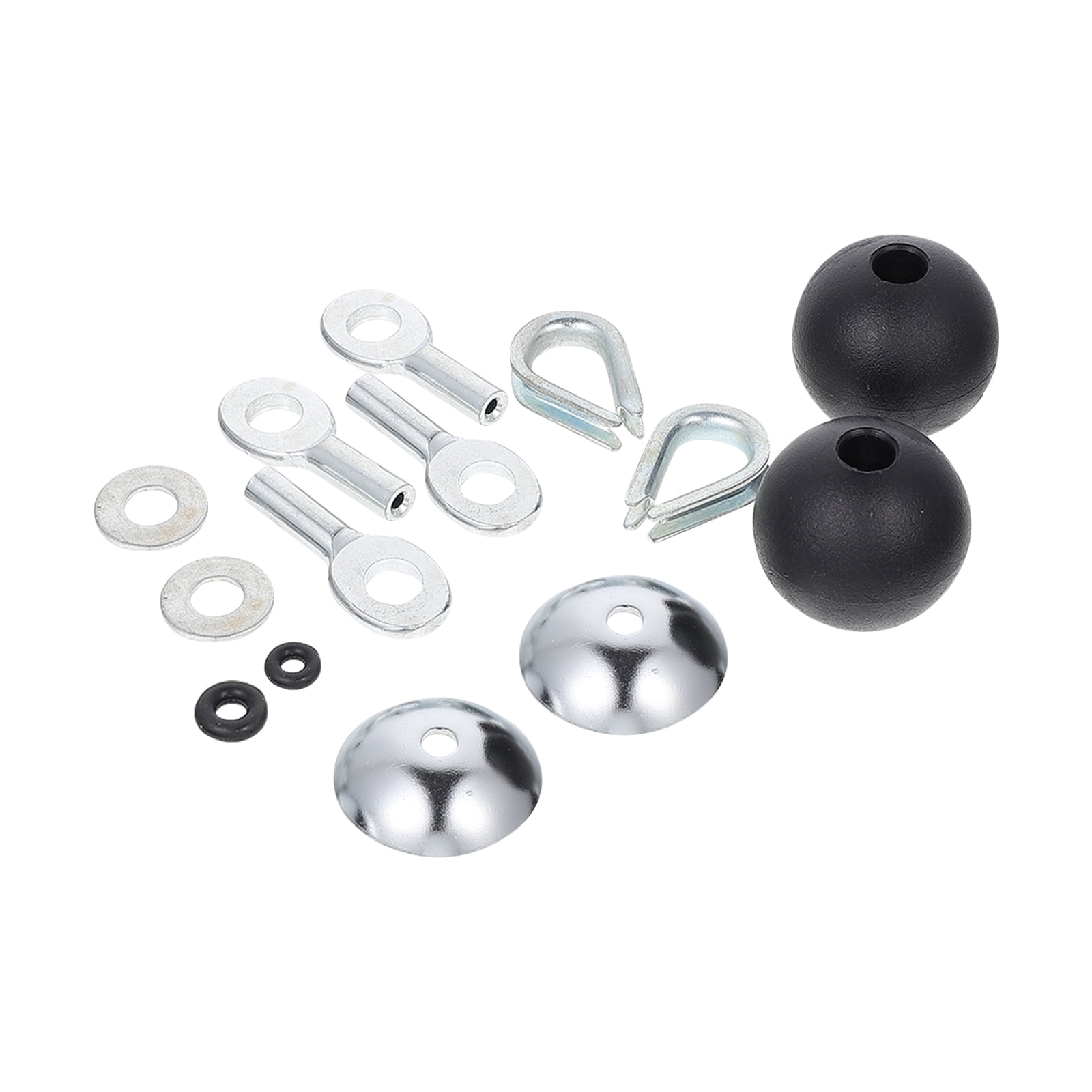 Toyvian 1 Set Cable Attachments for Gym Steel Wire Rope Clamps Hard ...