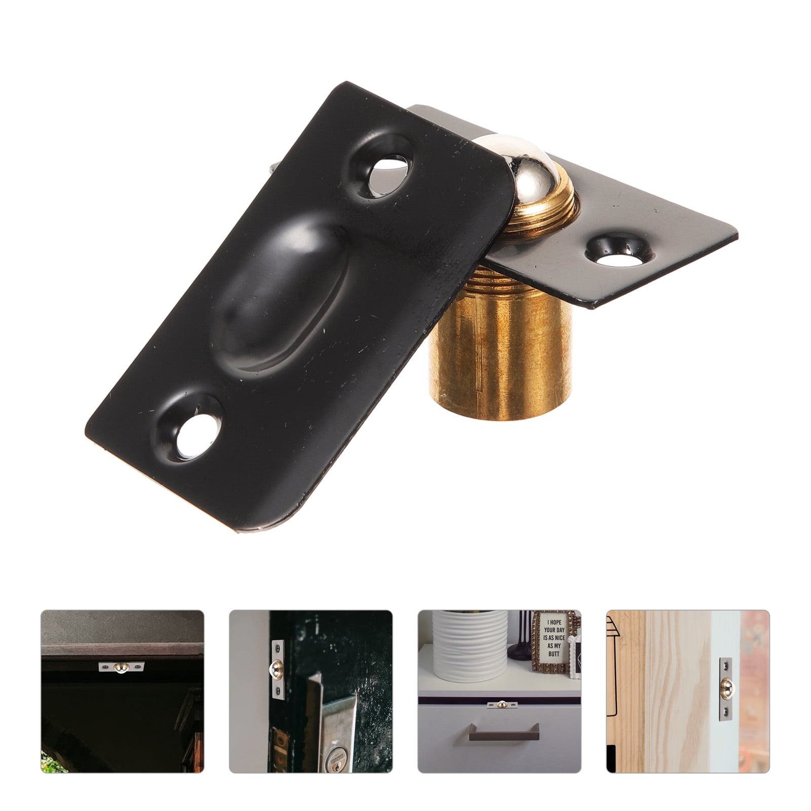 Toyvian 1 Set Door Ball Catch Black Door Catch for Closet Doors and ...