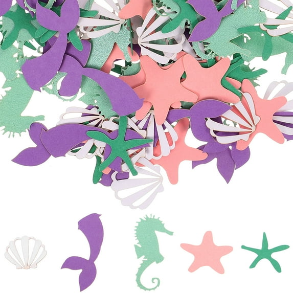 Toyvian 100Pcs Assorted Color Ocean Confetti for Party Decorations ...