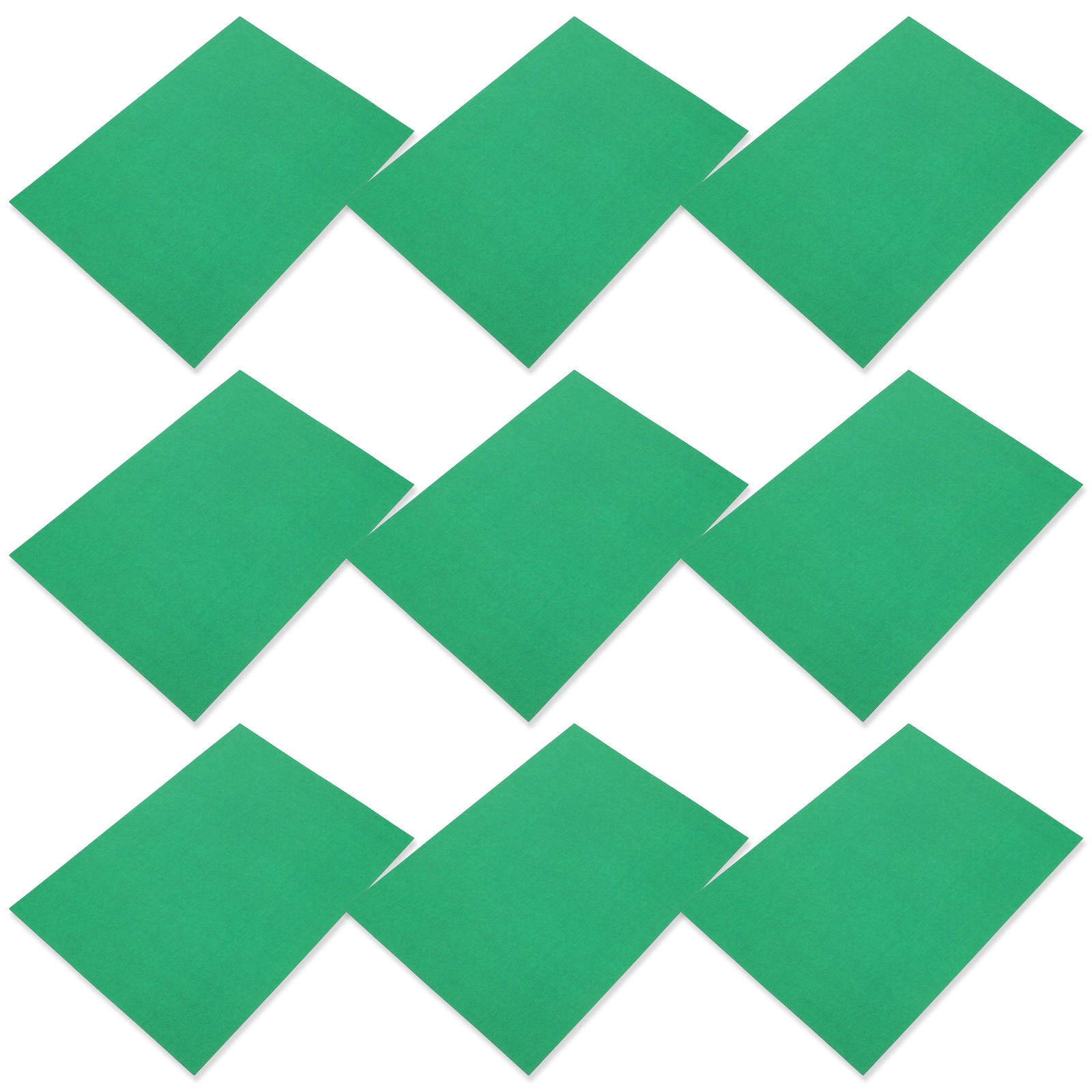 Toyvian 10Pcs Green Cardstock Paper A4 Smooth Durable Card Stock for ...