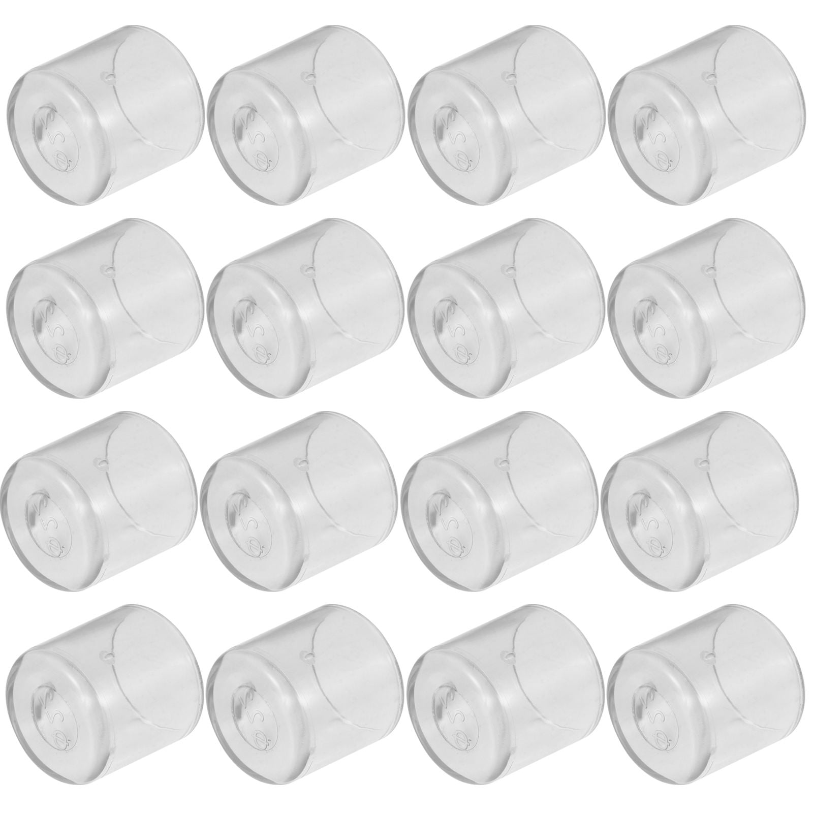 Toyvian 16Pcs PVC Table Leg Cap Fittings Transparent for Homeowners ...
