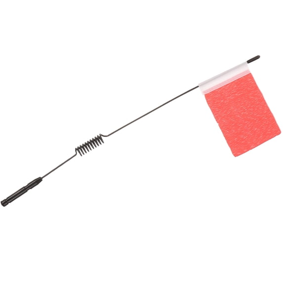 Toyvian Simulation Rc Car Antenna Flag Red Metal Stable Decorative Part ...