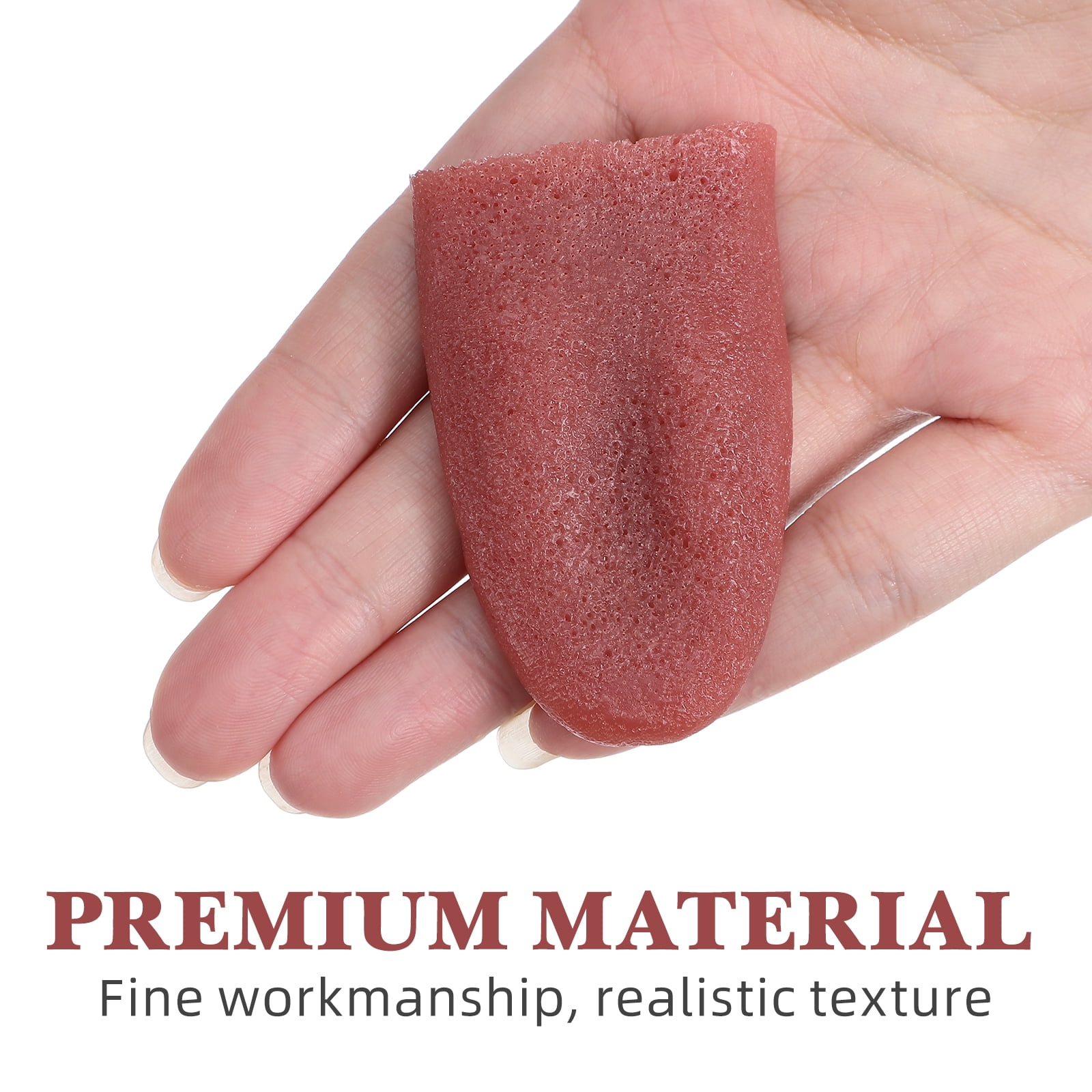 Cosplay Tongue Costume Realistic Rubber Long Tongue Props - Halloween ...