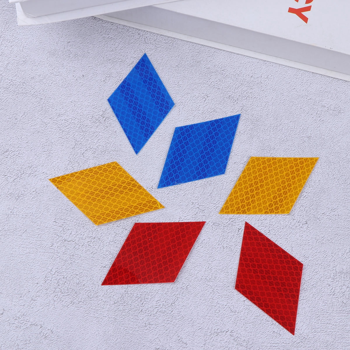 Toyvian 2 Sets Waterproof Reflective Warning Sticker PVC Red for ...