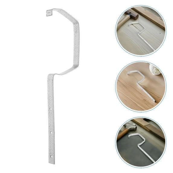 Toyvian Roof Gutter Racks Metal Support Bracket Iron Gutter Brackets ...