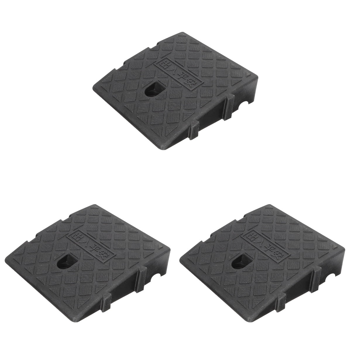 Toyvian 3pcs Plastic Slope Ramp Plastic Threshold Ramp Portable ...