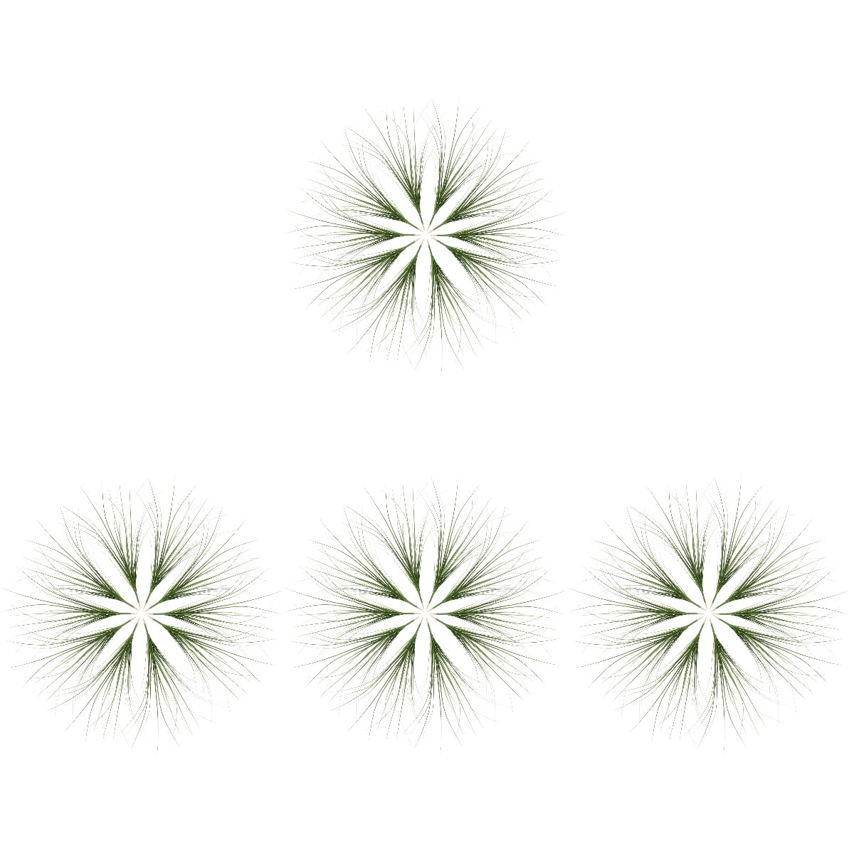 Toyvian 40 pcs Artificial Grass Plants Artificial Greenery Stems Fake ...