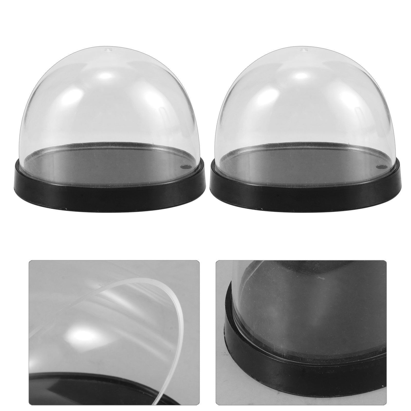 Toyvian 5 Sets Of Clear Cloche For Flower Display Transparent Plastic ...