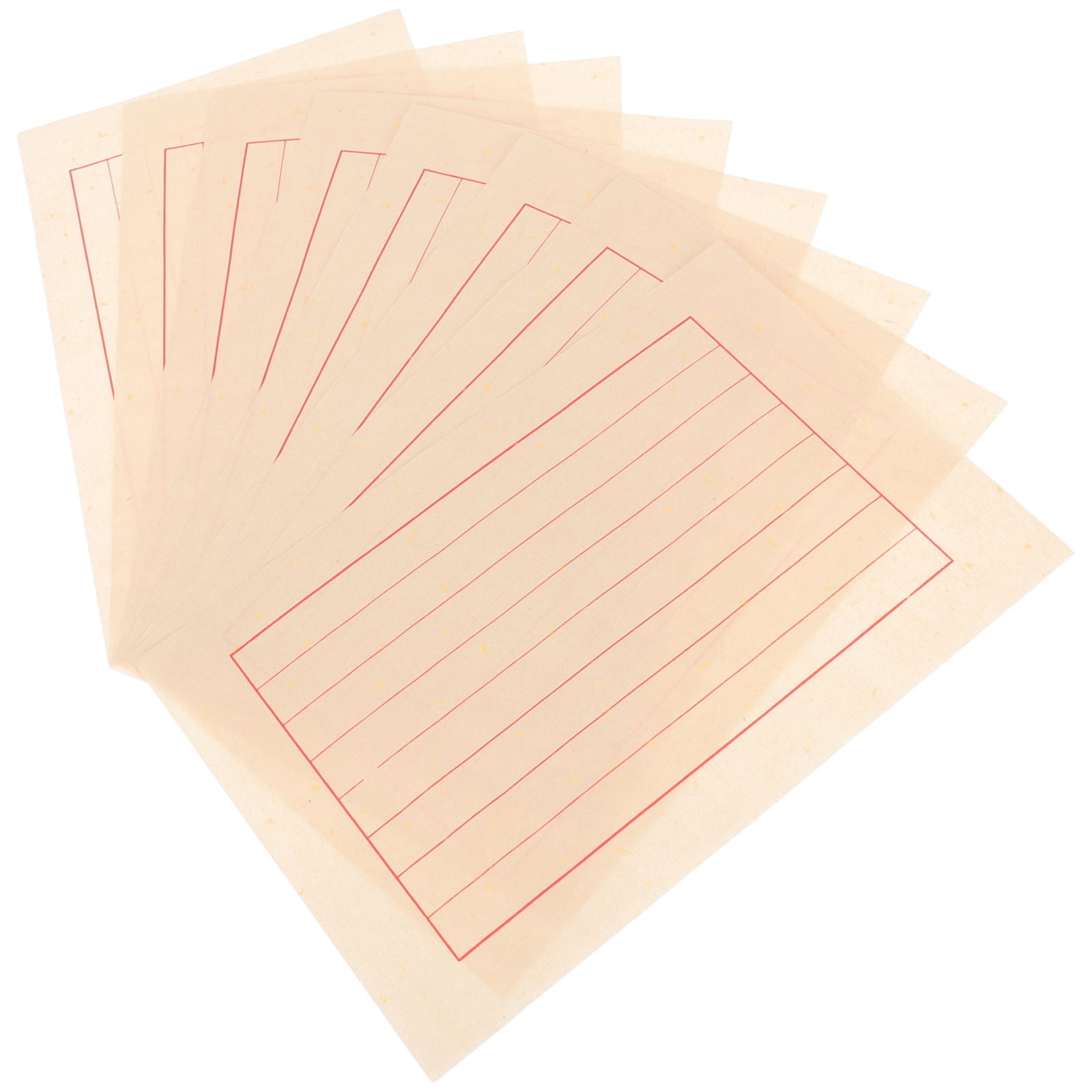 Toyvian Beige Calligraphy Writing Paper for Brush Ink Practice with ...