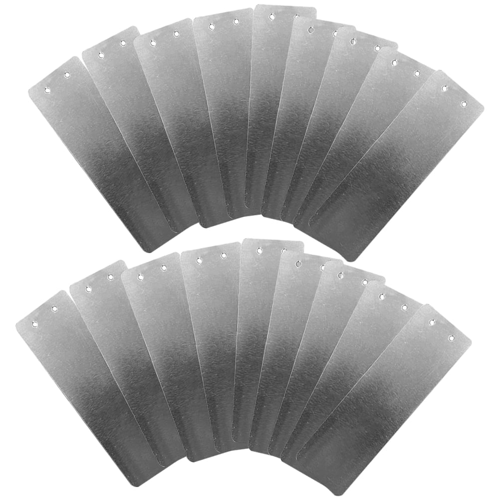 Toyvian 50Pcs Aluminum Plant Labels Metal Plant Tags Plant Markers Tree ...