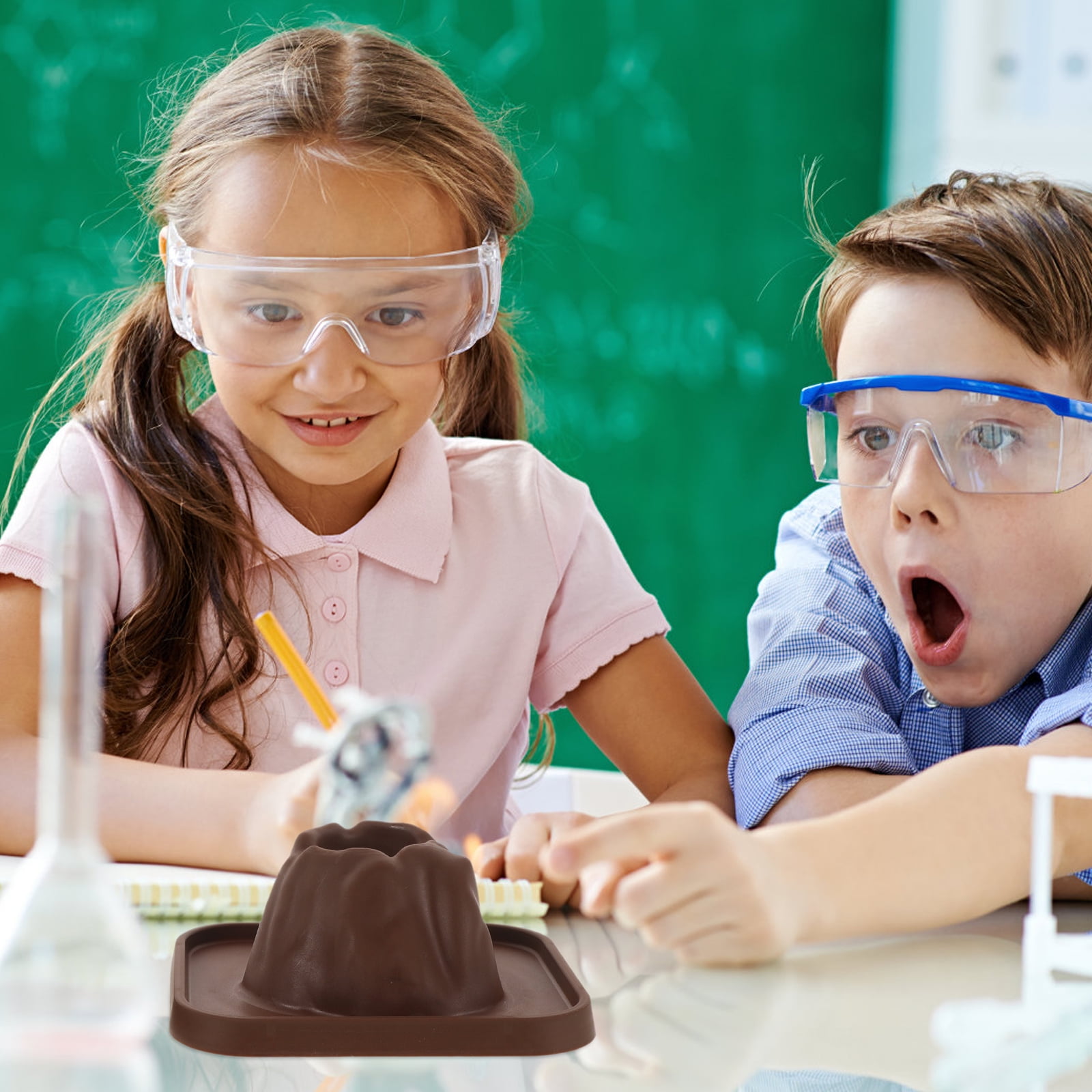 Toyvian 5pcs Volcanic Eruption Model Scientific Experiment Prop Volcano ...