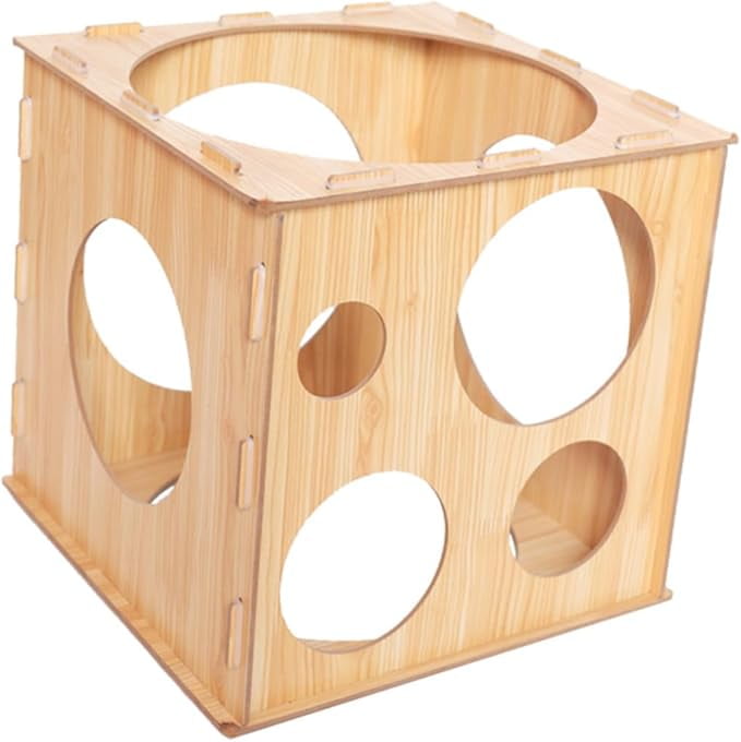 Toyvian Box Balloon Hole Sizer Balloon Sizer Cube Collapsible Balloon ...