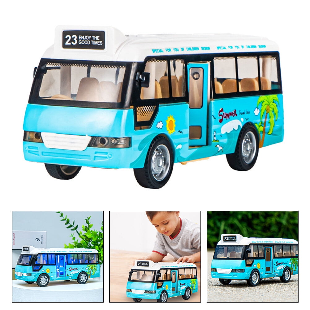 Toyvian Simulated Bus Toy School Bus Assorted Color 1Pcs - Walmart.com
