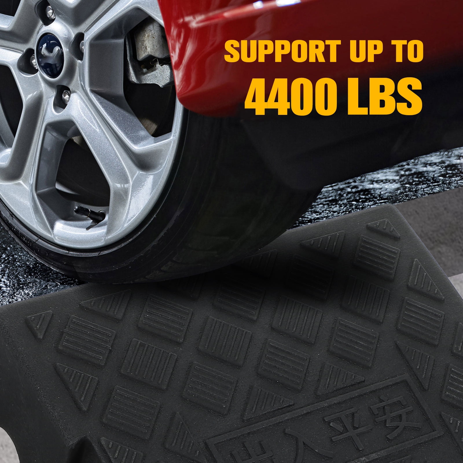 Toyvian Curb Ramp Threshold Ramp Heavy Duty Driveway Curb Ramp ...