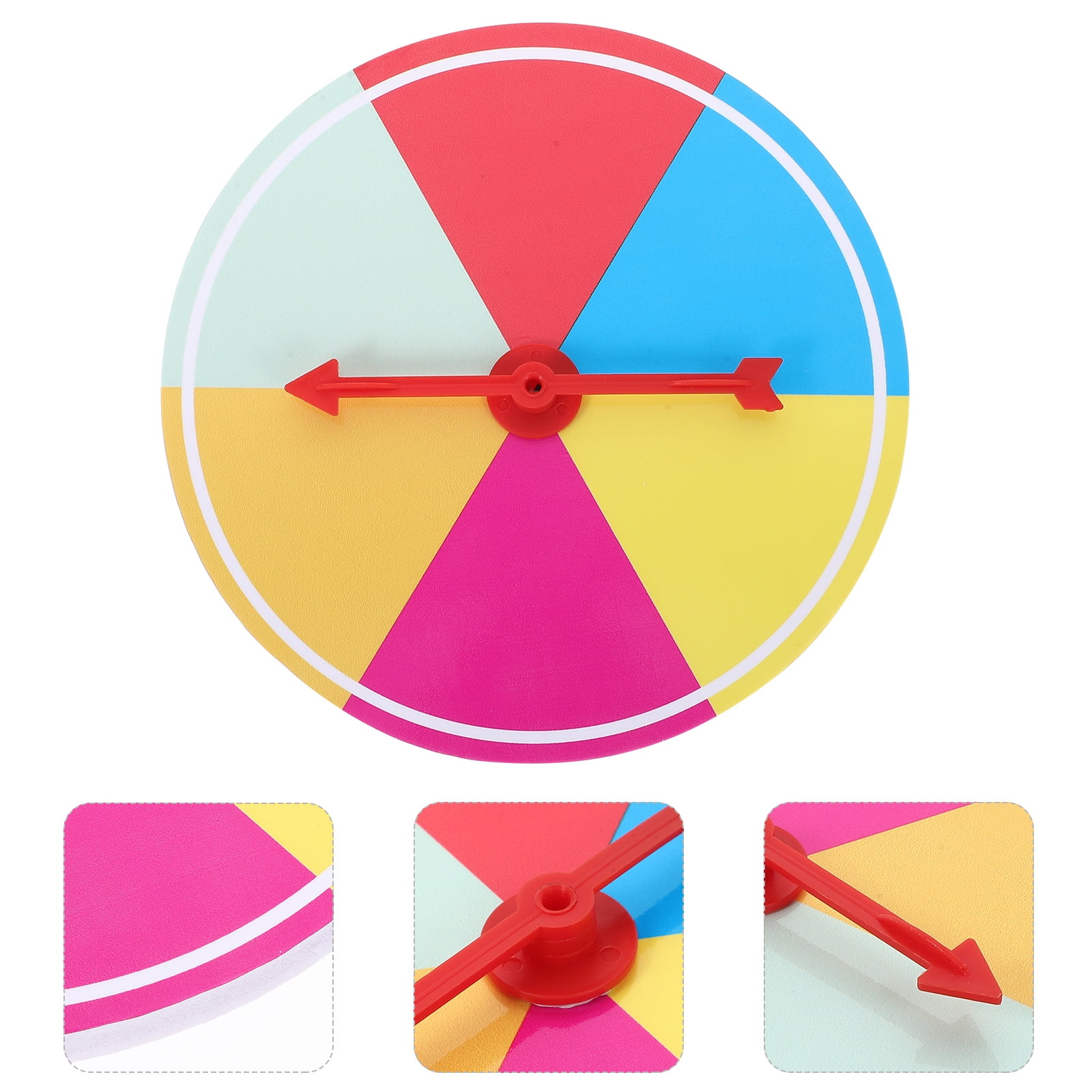 Toyvian DIY Prize Wheel Fortune Rotating Prize Wheel Party Prize Wheel ...