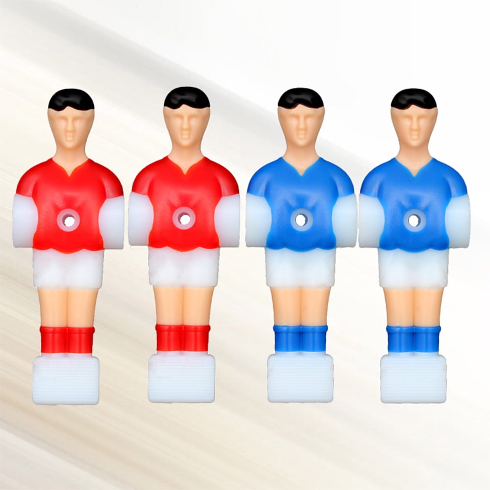 Toyvian Foosball Replacement Player Plastic Men Set Red Blue for Table ...