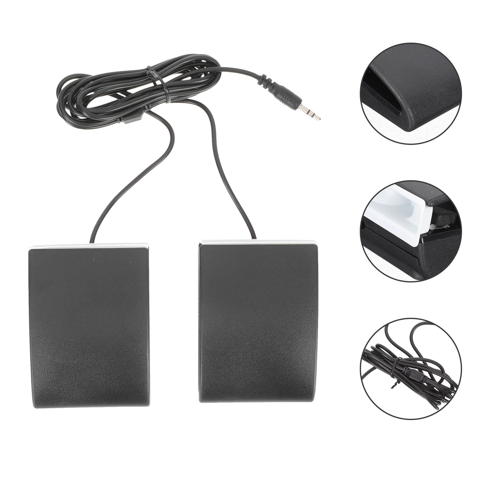 Toyvian Foot Pedals for Tabletop Electronic Drums with Nonslip Design 1 ...