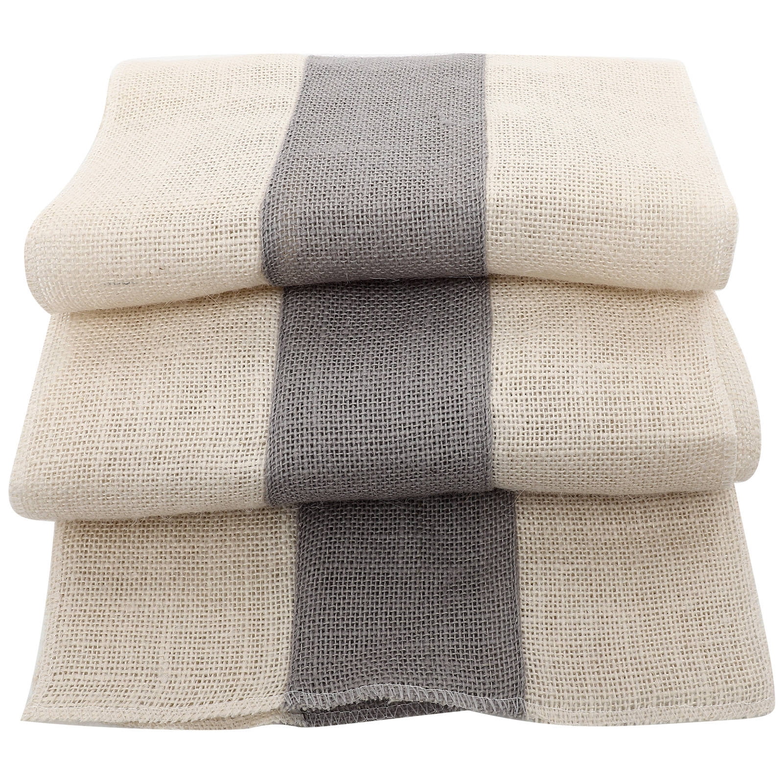 Toyvian Light Grey Flax Table Runner Decorative Table Cover for Dining ...