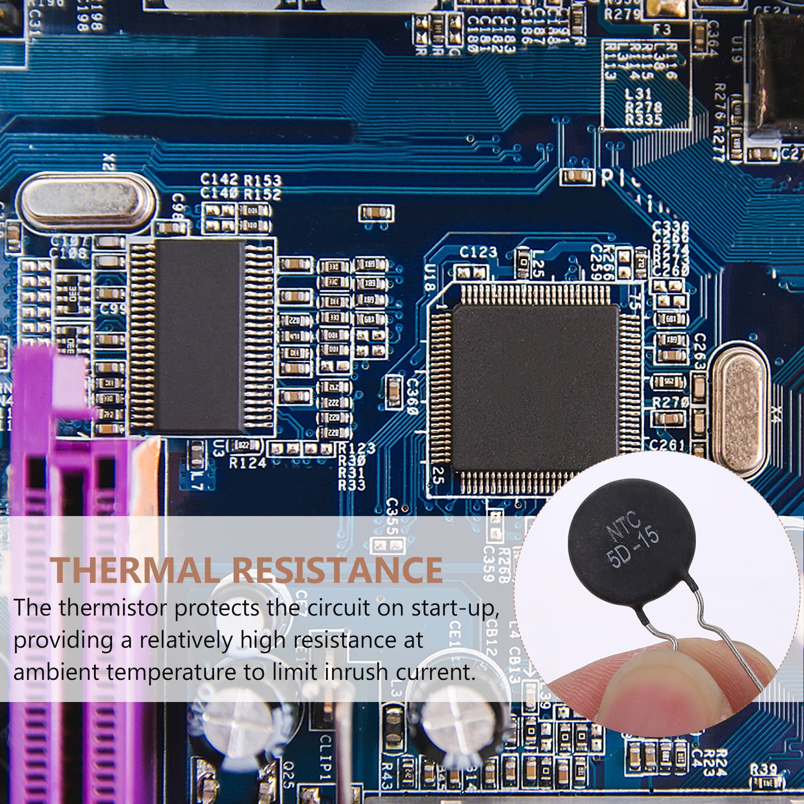 Toyvian Inrush Current Limiter,20 Pcs Ametherm NTC Thermistor Inrush ...