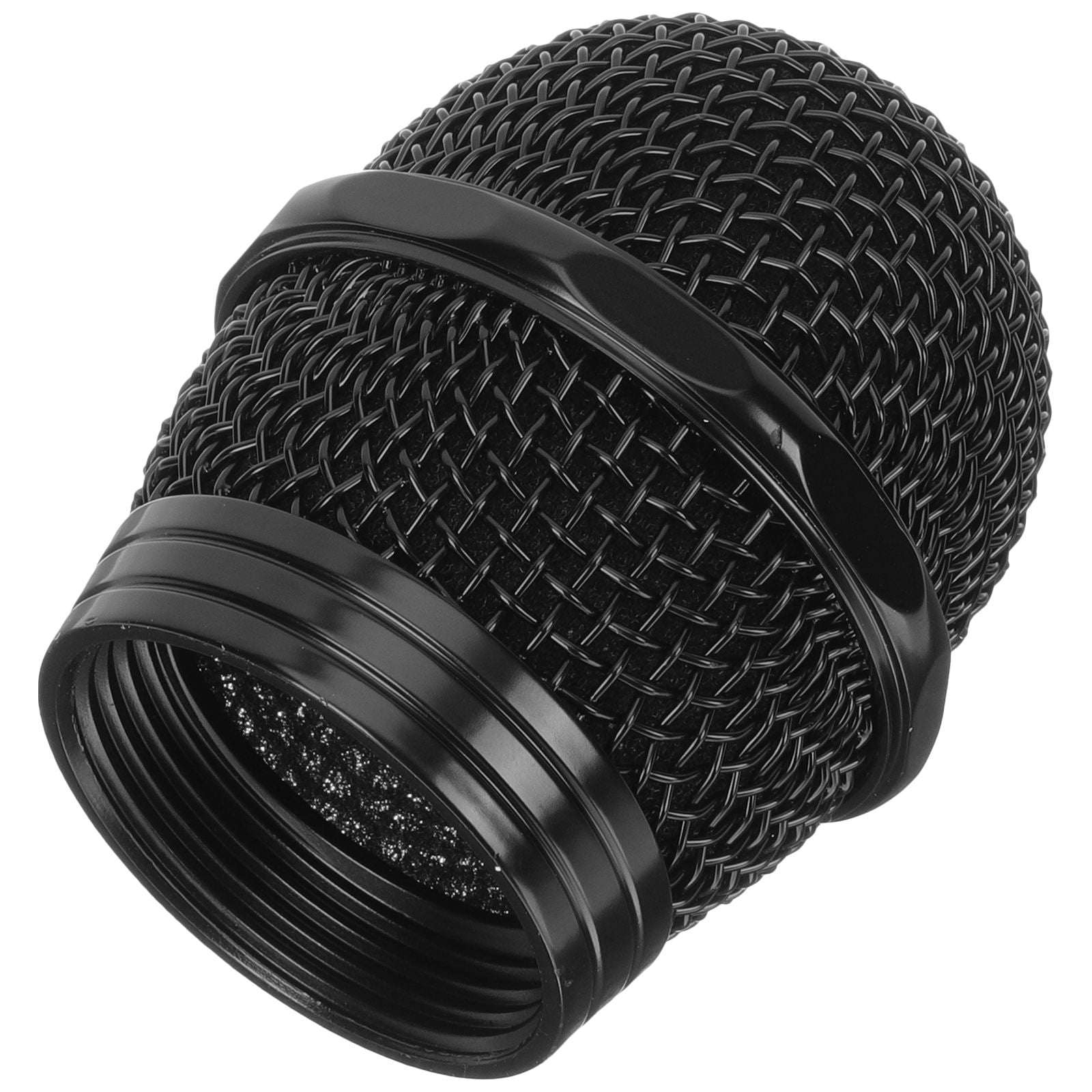 Toyvian Black Metal Replacement Microphone Mesh for KTV Mic, 1-Pack Mic ...