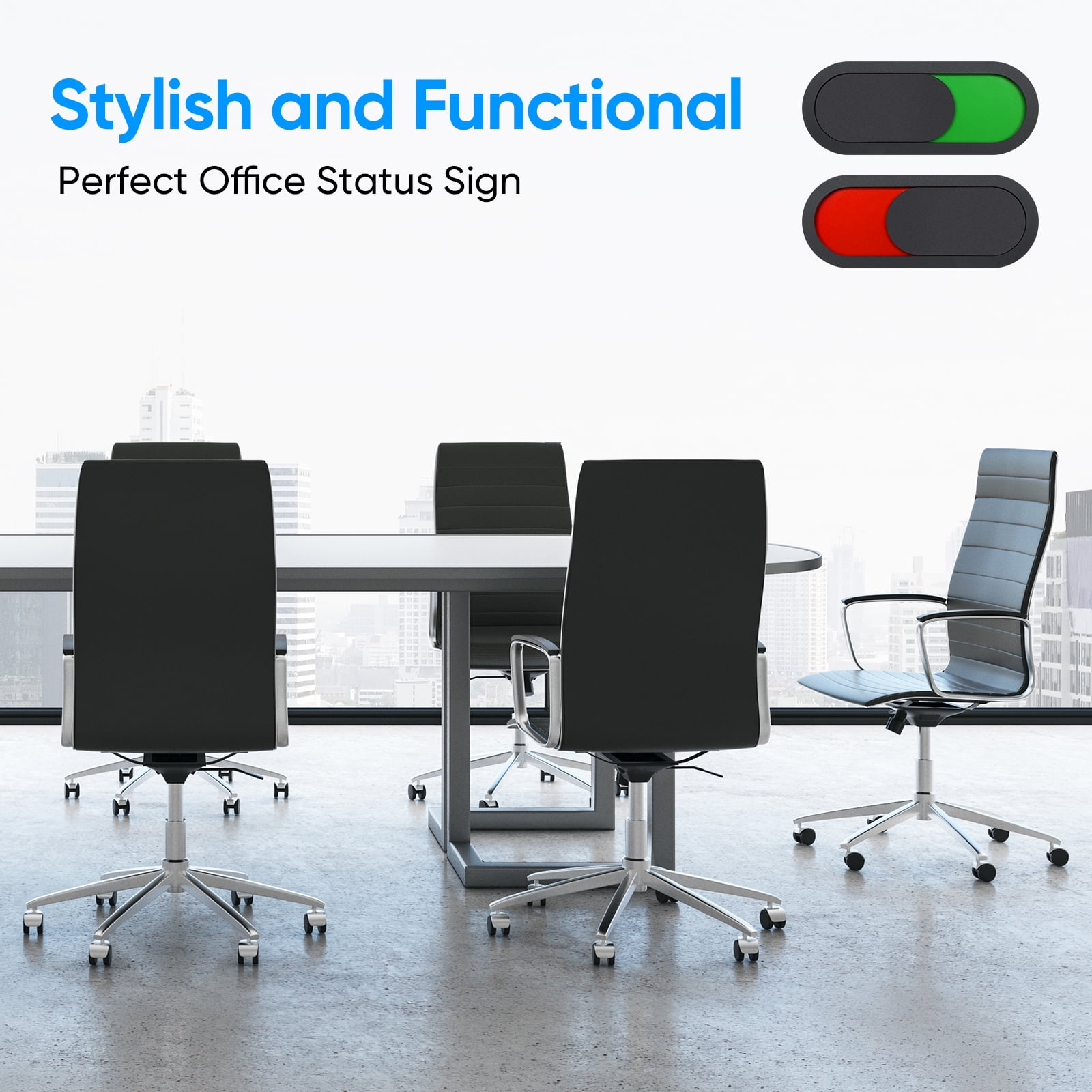 Toyvian Open Slider Privacy Sign,2pcs Small Slide Door Sign Conference ...