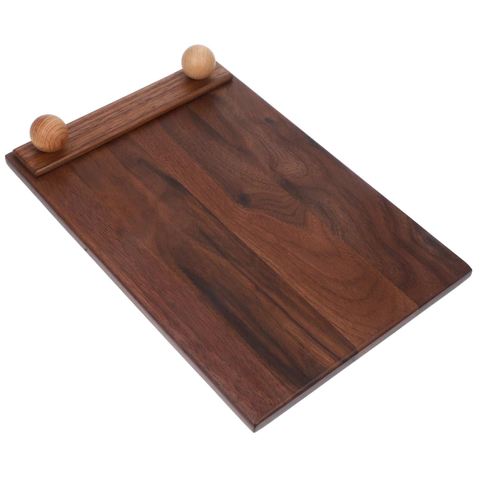 Toyvian Wooden Menu Clipboard Coffee Color Vertical Menu Board for ...