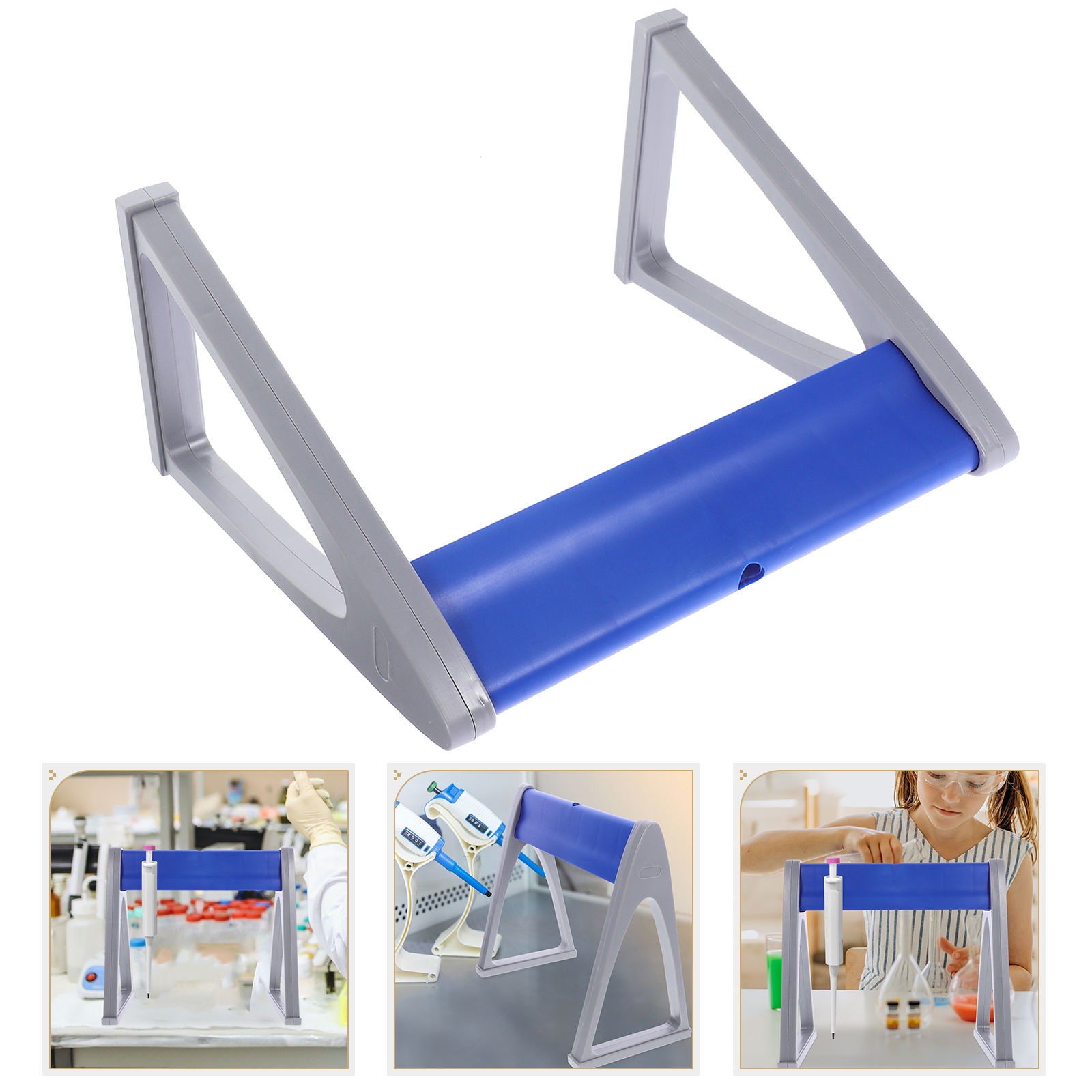 Toyvian Portable Plastic Pipette Storage Rack Linear Holder for ...