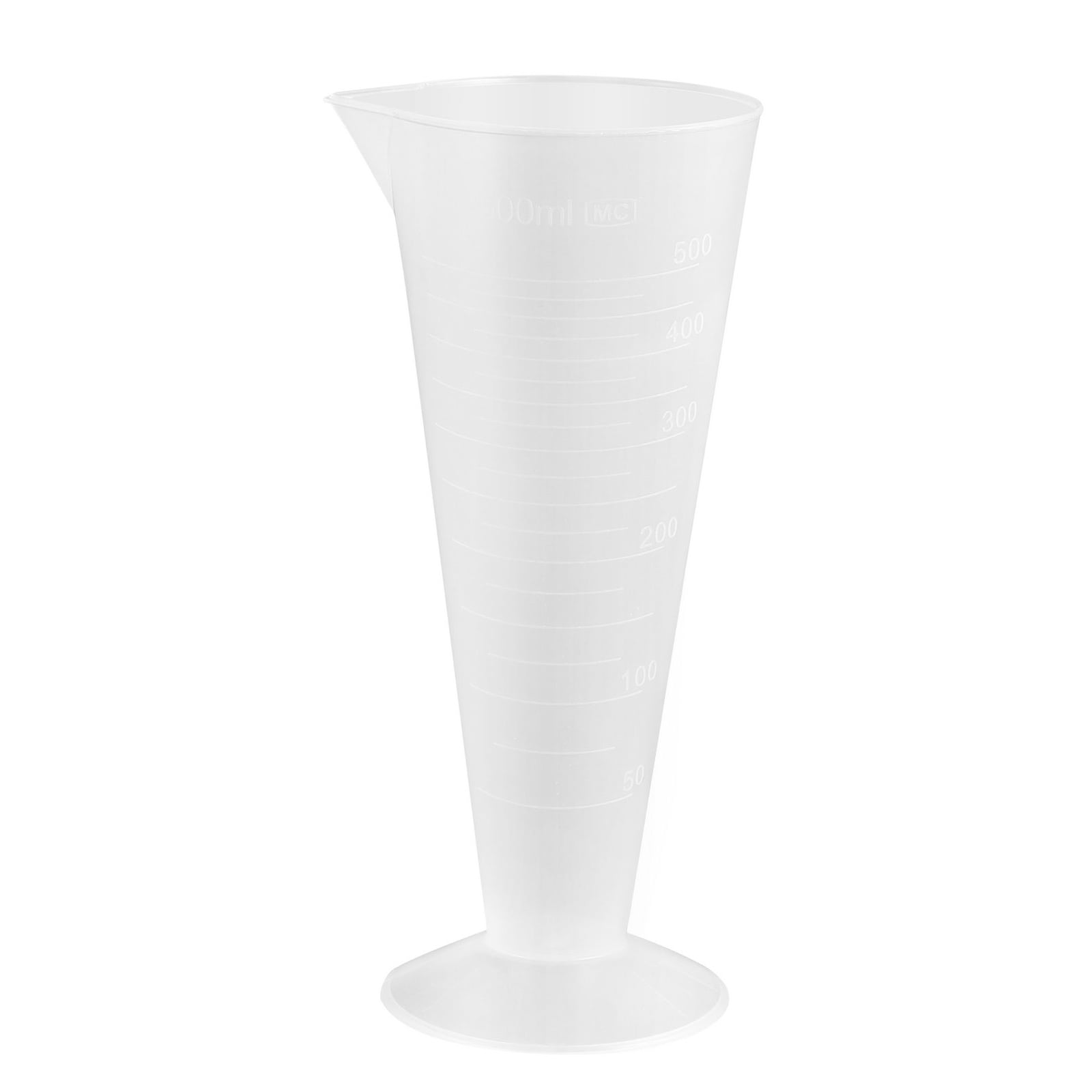 Toyvian 1Pc White Plastic Measuring Cup Lightweight Triangle Jug with ...