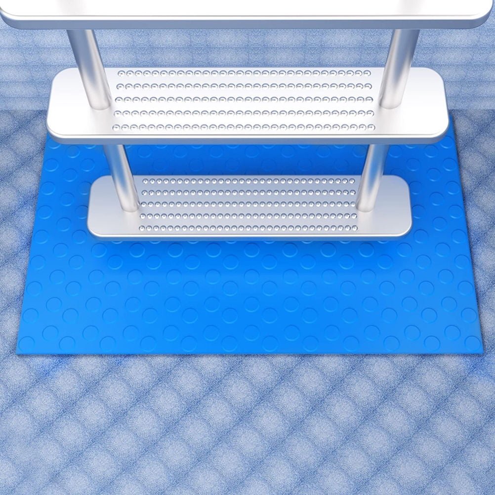 Toyvian Pool Ladder Pads Non-slip Blue PVC 1 Sheet - Walmart.com