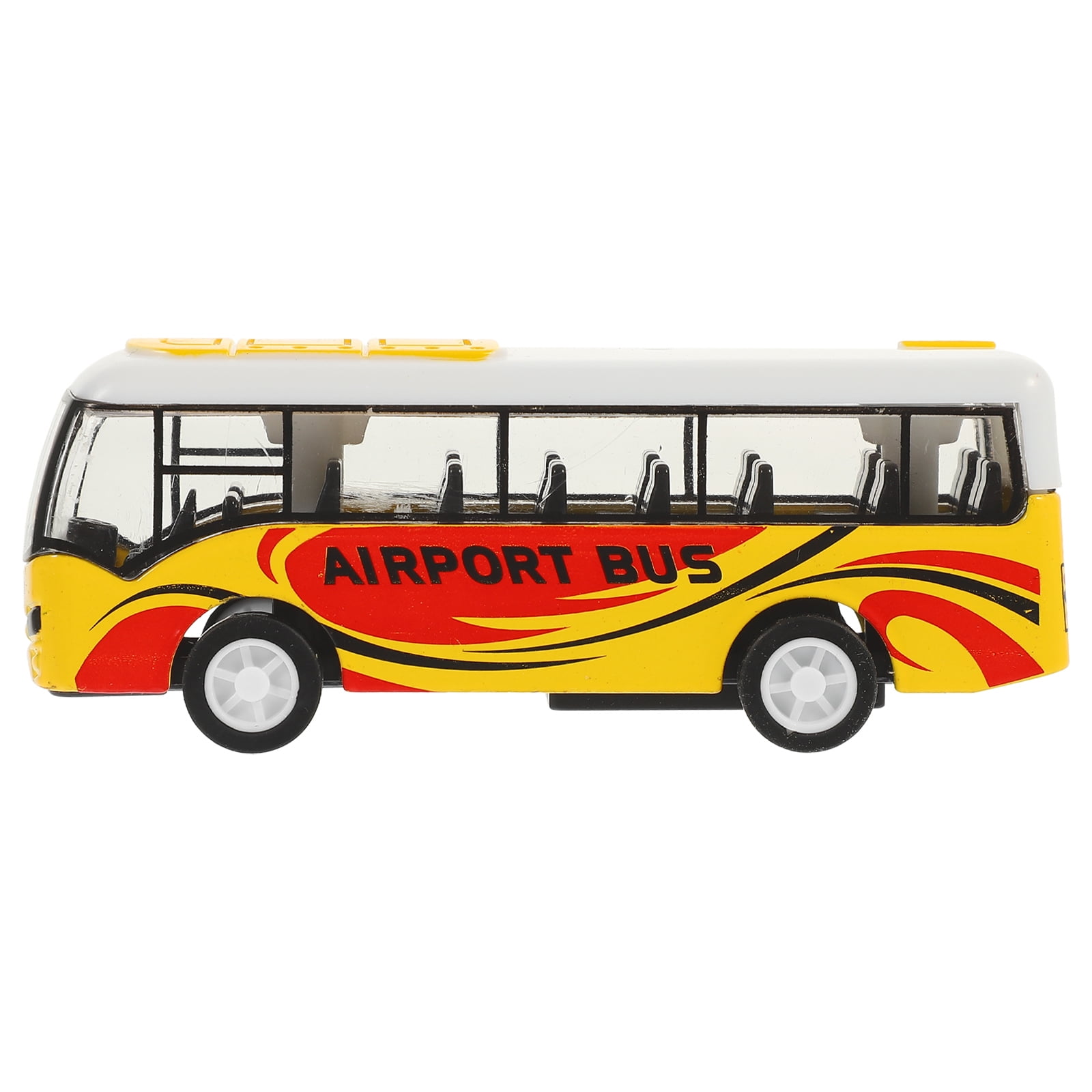 Toyvian City Bus Toy for Kids Alloy Yellow 1Set - Walmart.com