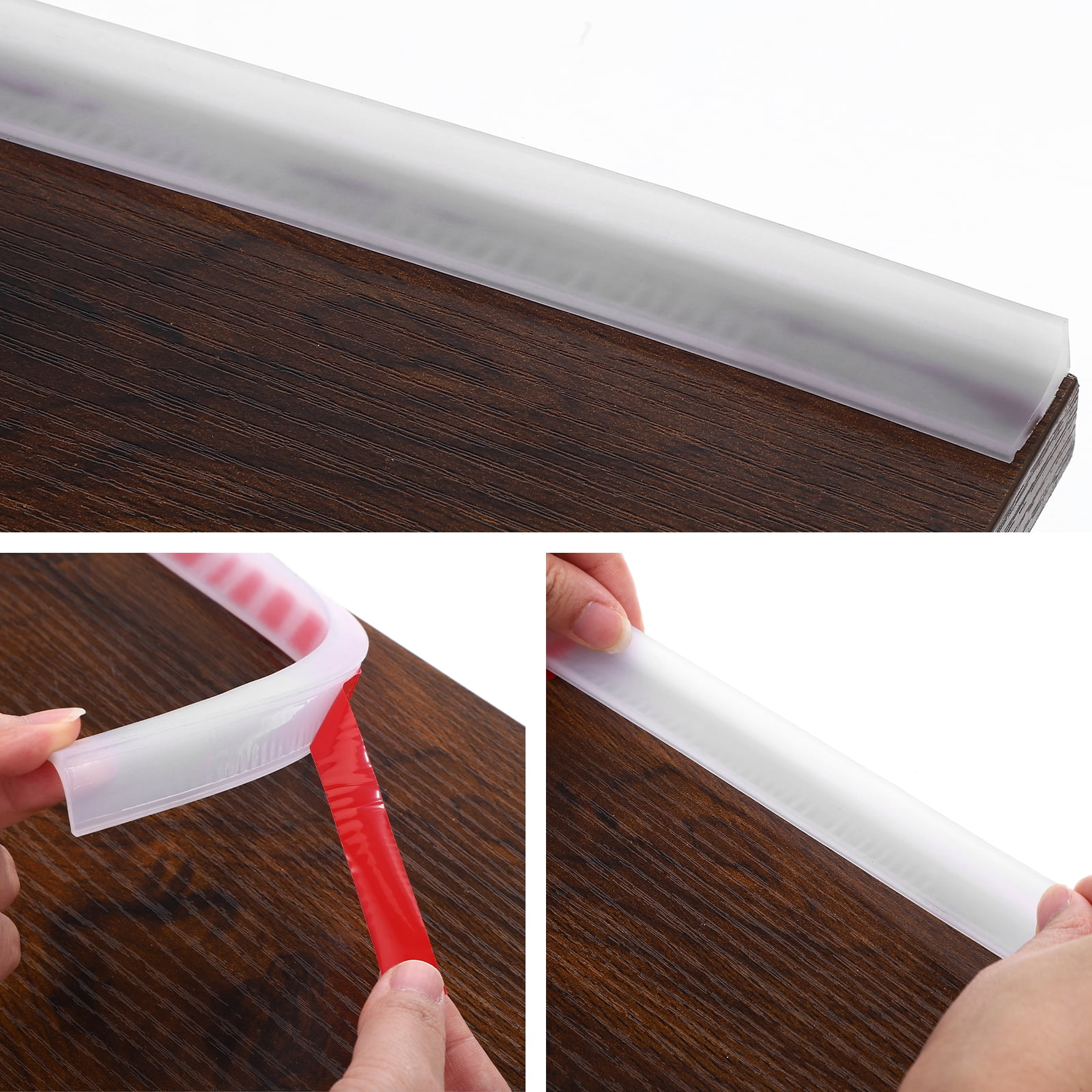 Toyvian Shower Threshold Adhesive Water Seal Strip Kitchen Countertop ...
