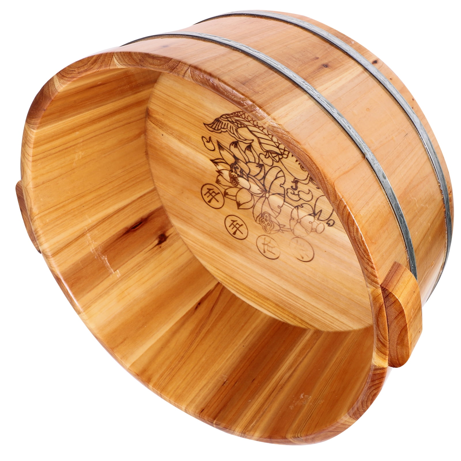 Toyvian Spa Basin Wood Foot Bucket Reusable Foot Bath Bucket Foot ...