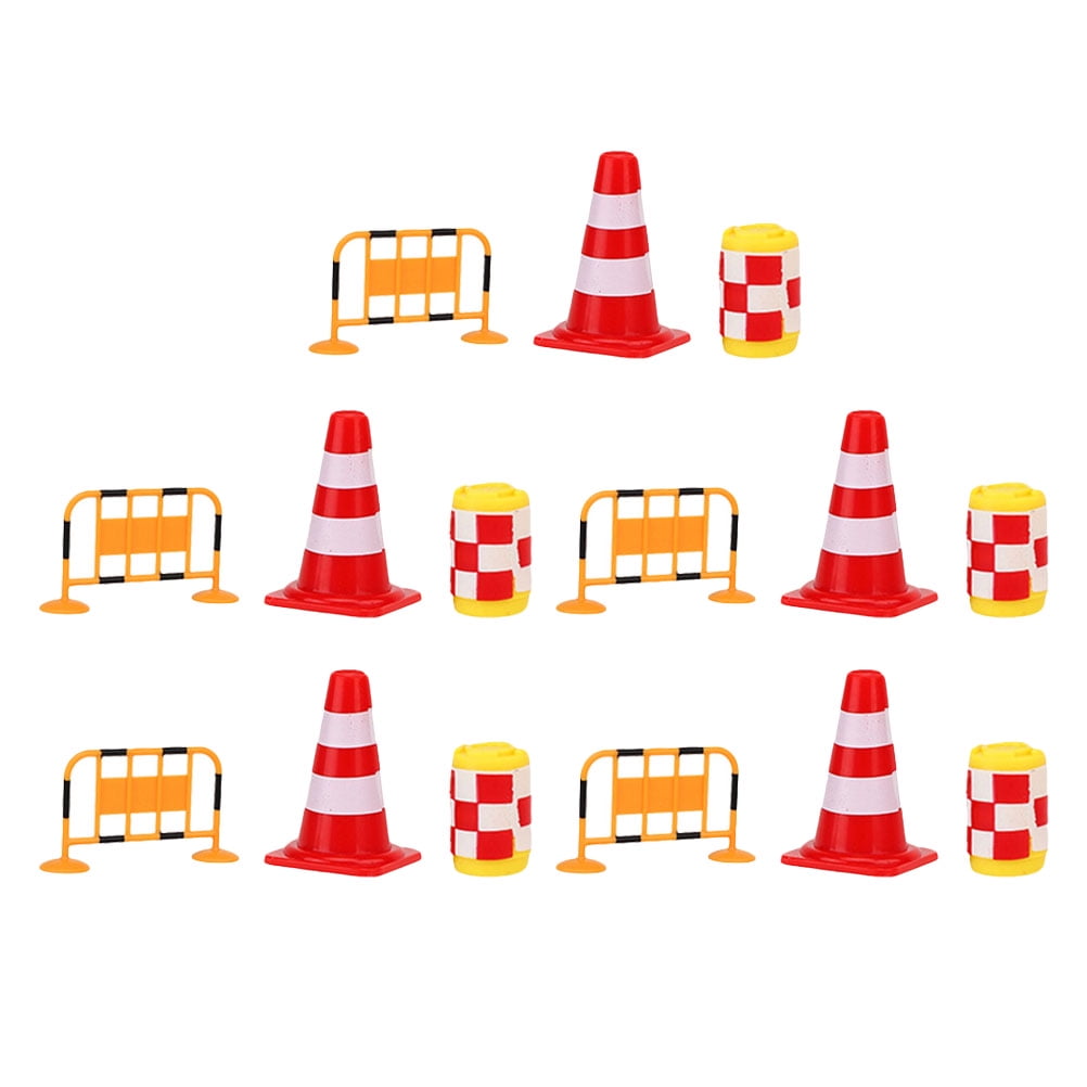 Toyvian Traffic Signs Street Signs Playset Toys Traffic Road Signs For ...