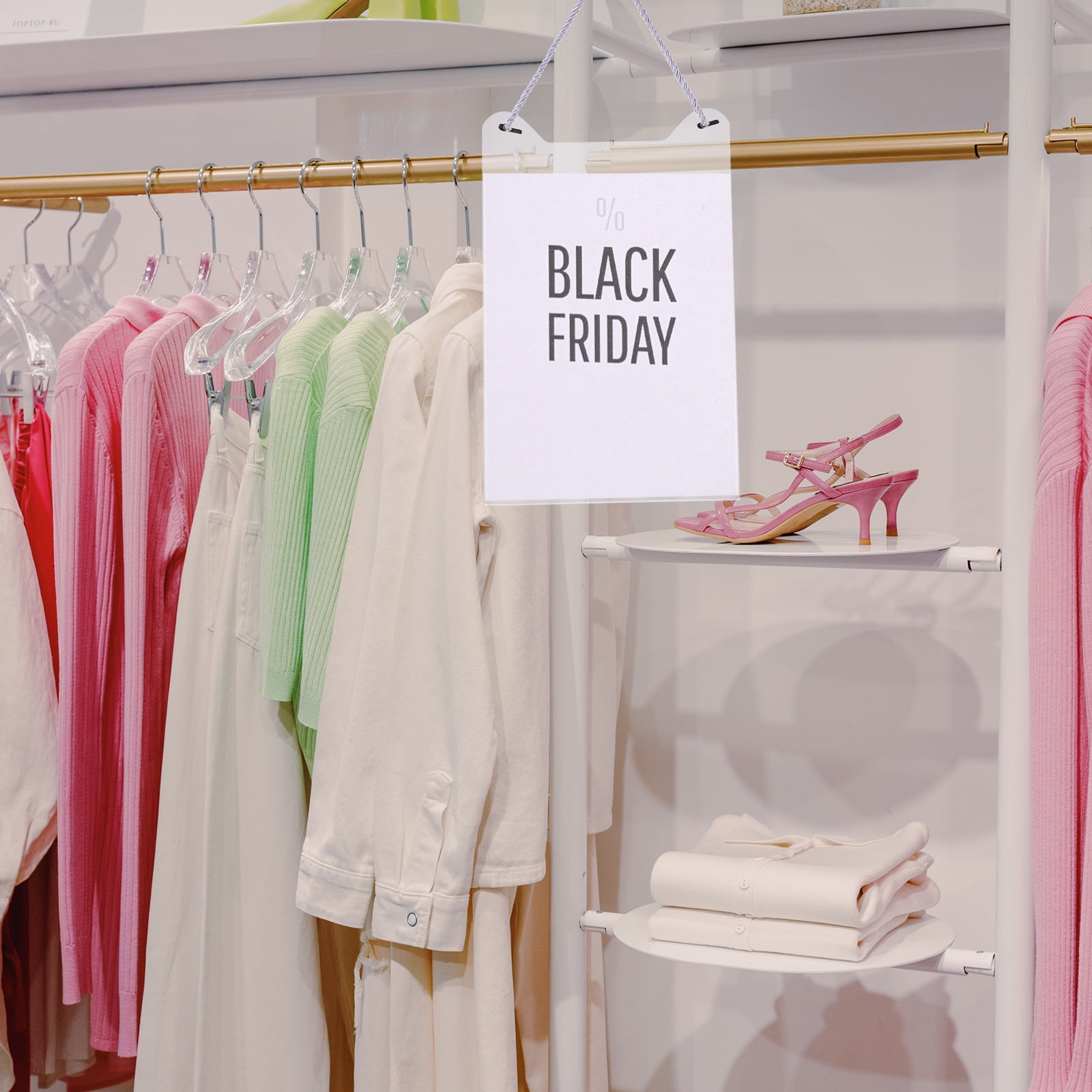 Toyvian acrylic sign holder,Acrylic Sign Holder Hanging Price Tag ...